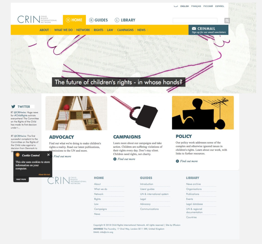 Our foundation is the United Nations Convention on the Rights of the ...