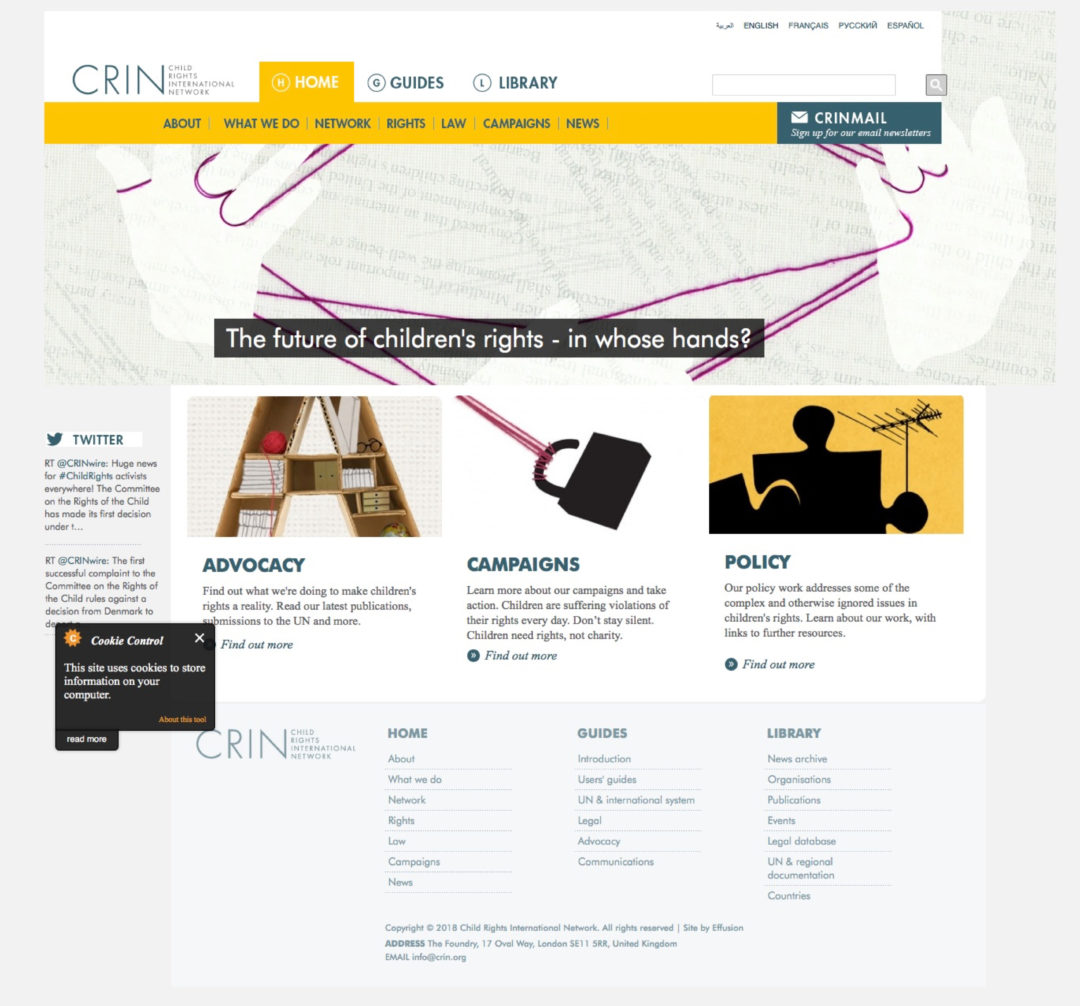 Our foundation is the United Nations Convention on the Rights of the ...