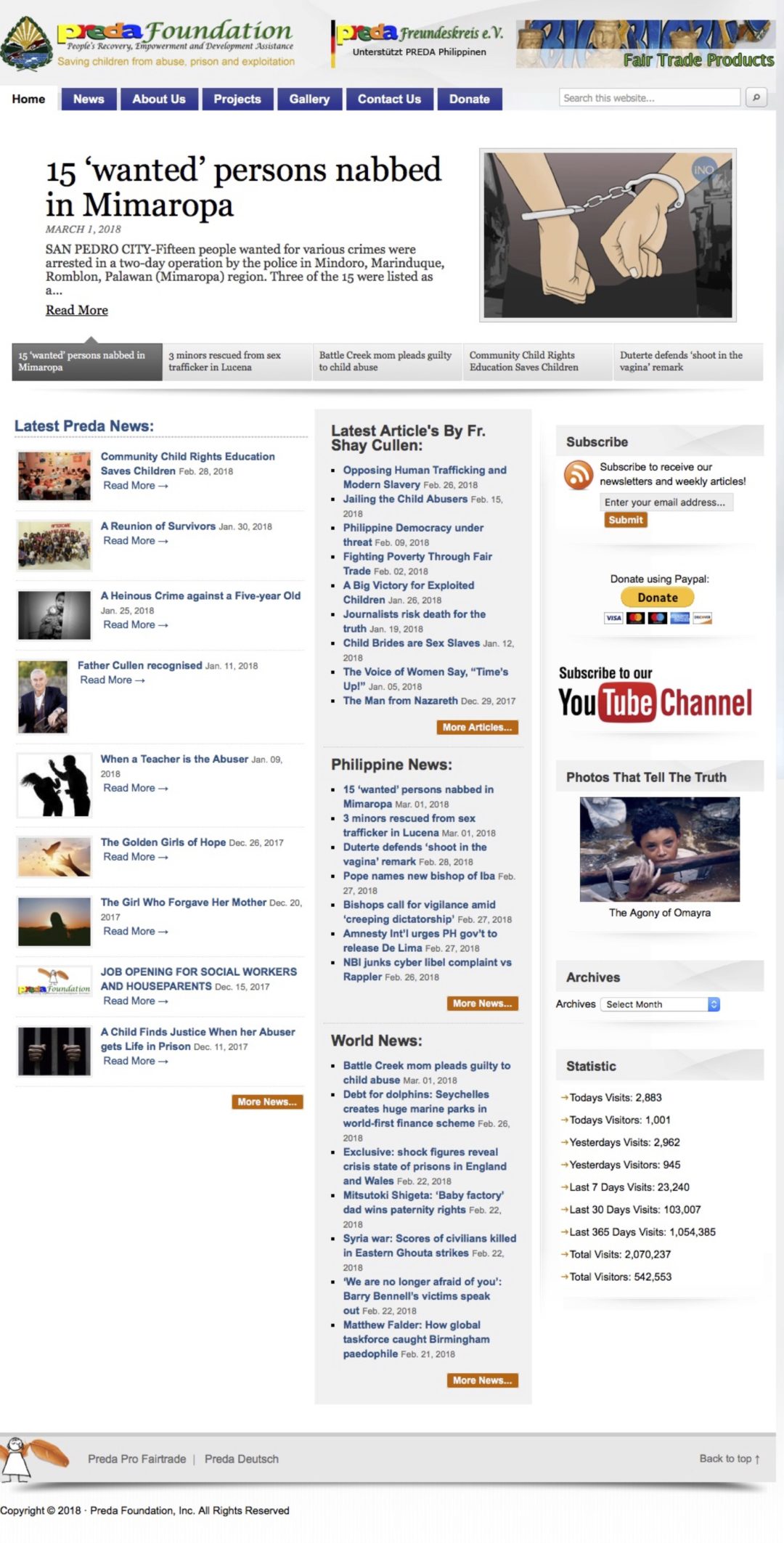 PHILIPPINES - PREDA FOUNDATION - Saving children from abuse | Journal ...